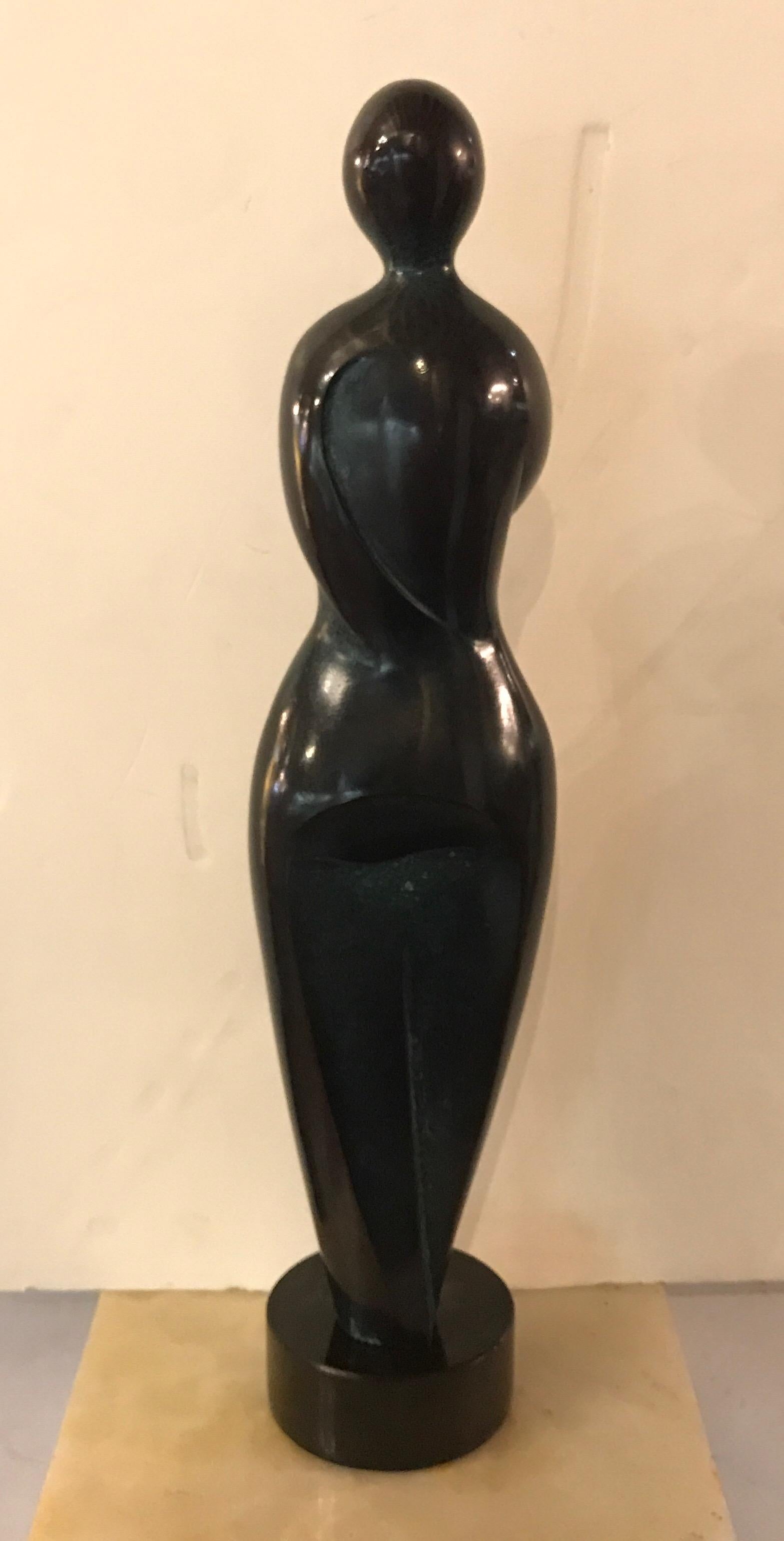 Modern American Bronze Standing Lady by Fred Nagel For Sale at 1stDibs ...