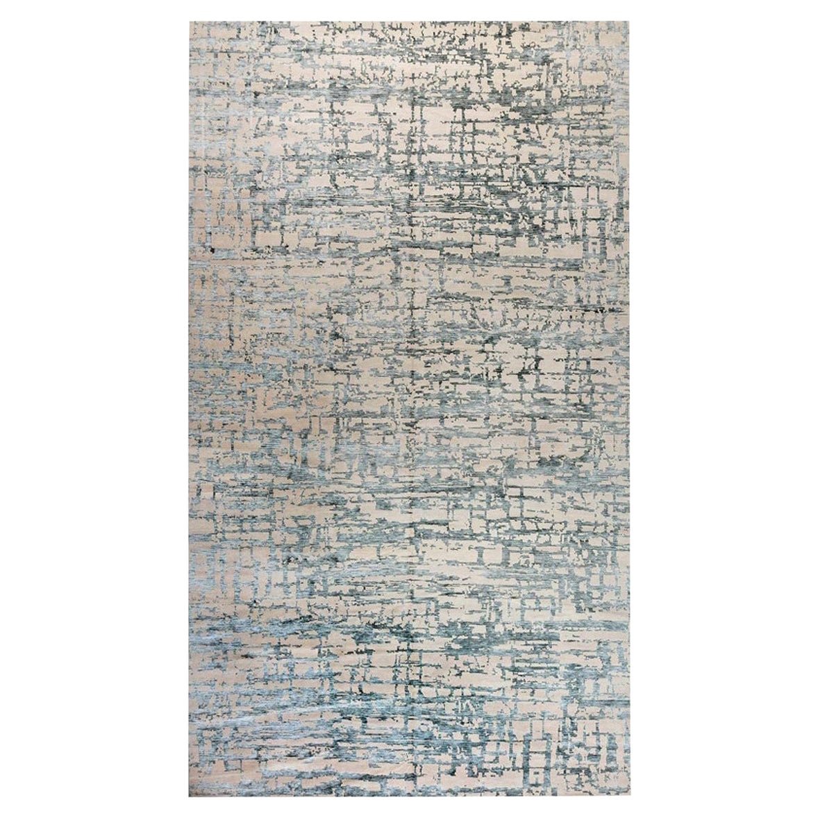 Irregular Abstract Modern Rug Green ' Misshapes ' by RAGHOME For Sale ...