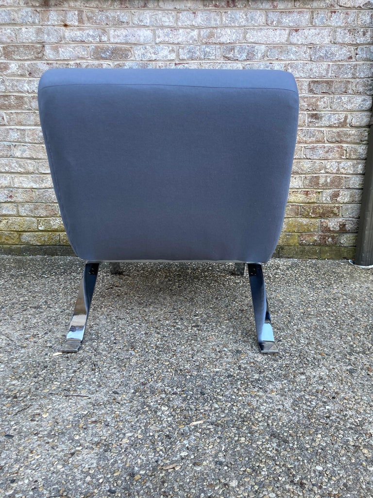 Modern Armless Lounge Chair For Sale at 1stDibs