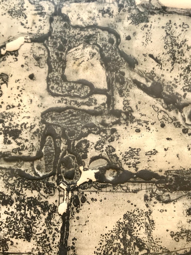 Modern Art Abstract Print, 1960's For Sale at 1stDibs