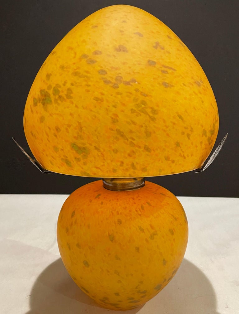 Modern Art Glass Table Lamp For Sale at 1stDibs