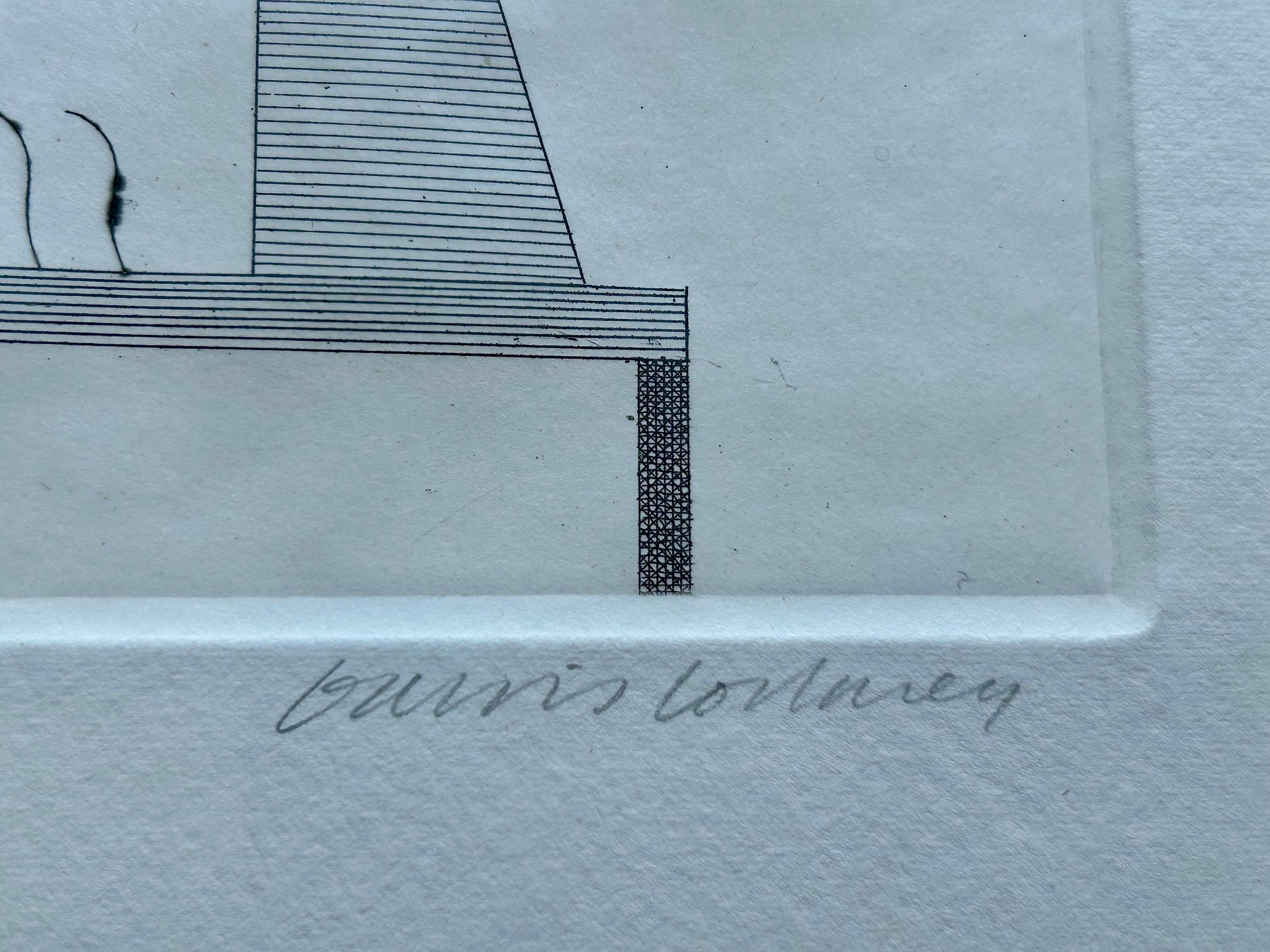 Modern Art Etching 'The Lathe and Fire' 1969 David Hockney For Sale at ...