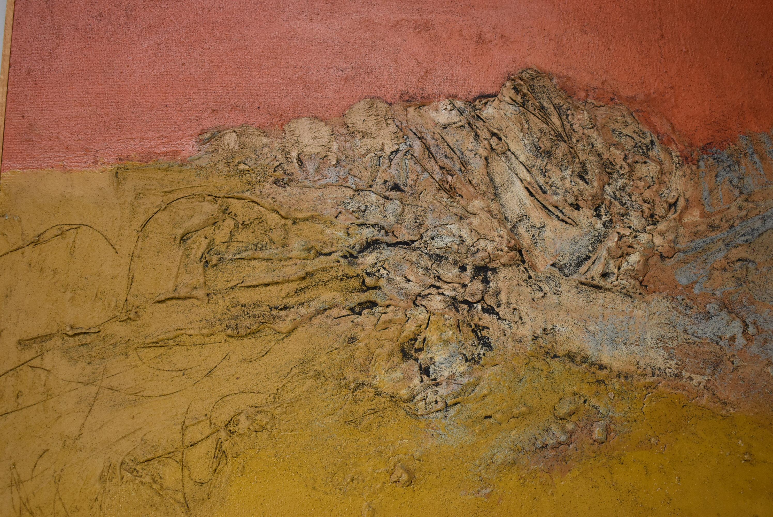 Modern Art Sand Painting by Louis Siegriest "View of Taghkent" For Sale ...