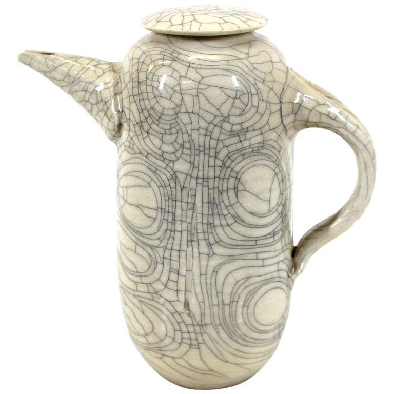 Modern Art Studio Potter Tea Pot at 1stDibs