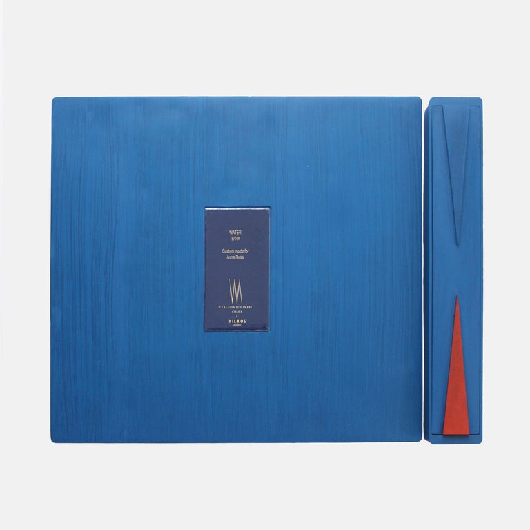 Modern Backgammon Board Game Handmade Epoxy Resin Handpainted Limited ...