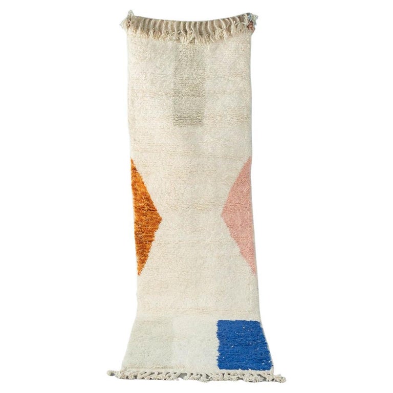 Modern Berber Rug 100% Wool Handmade Moroccan For Sale at 1stDibs