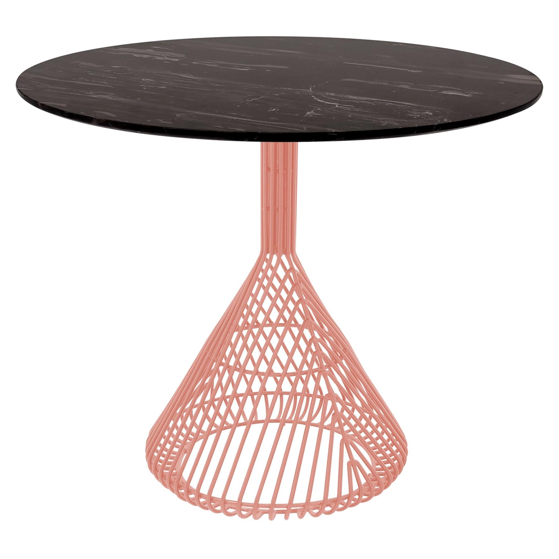 French Marble Top Bistro Table at 1stDibs