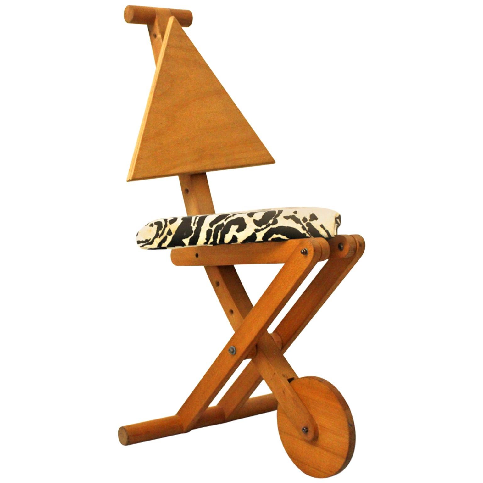 Memphis style chair at 1stDibs | memphis chairs