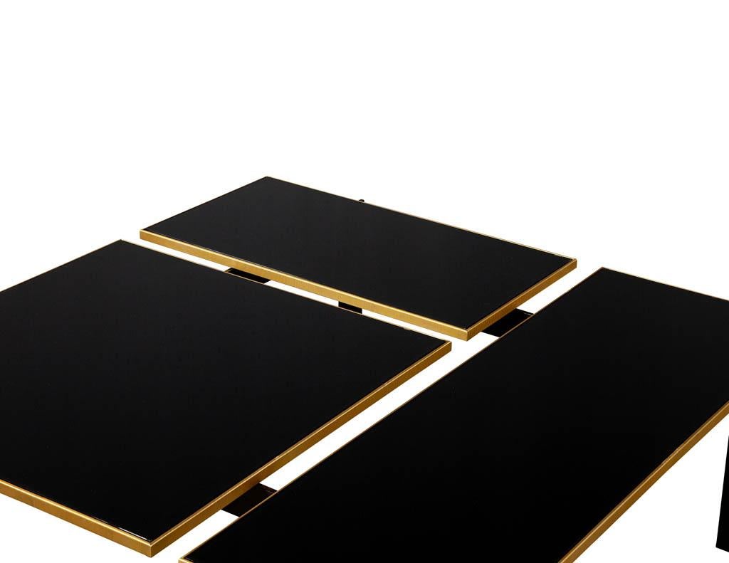 Modern Black Cocktail Table by Baker Blade Thomas Pheasant at 1stDibs ...