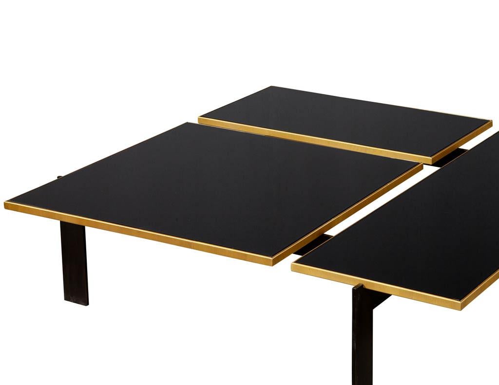Modern Black Cocktail Table by Baker Blade Thomas Pheasant at 1stDibs ...