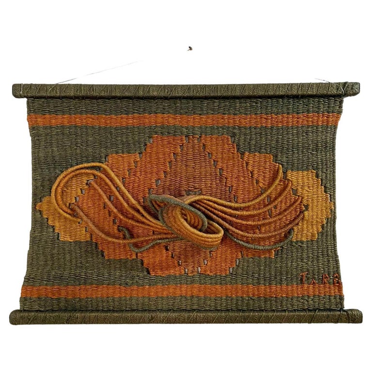 Modern Brazilian tapestry by "Tarô", c. 1970 For Sale at 1stDibs