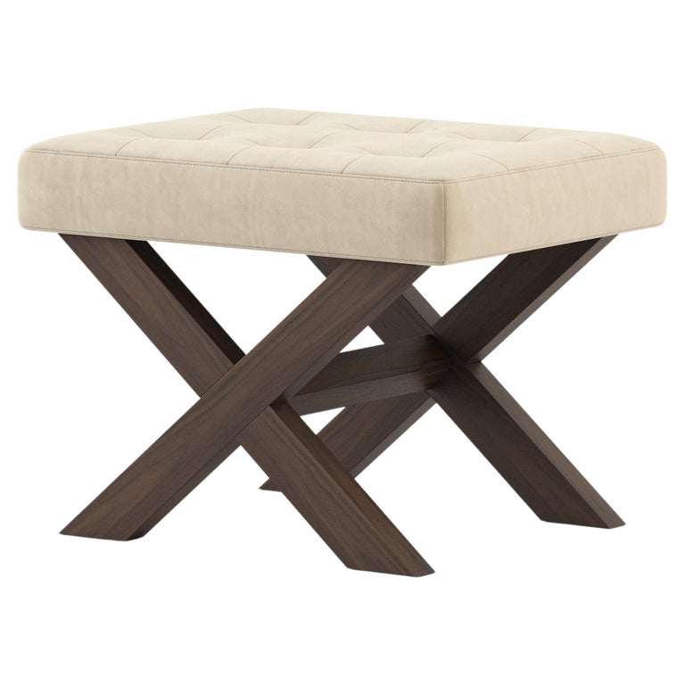 Modern Bridge Bench made with Wood, Textile, Handmade by Stylish Club ...