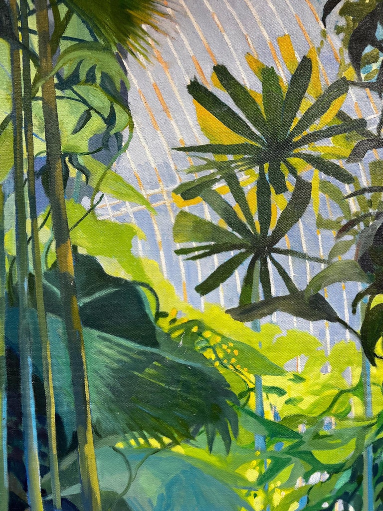 Modern British - Exotic Garden Plants Conservatory Interior Scene ...