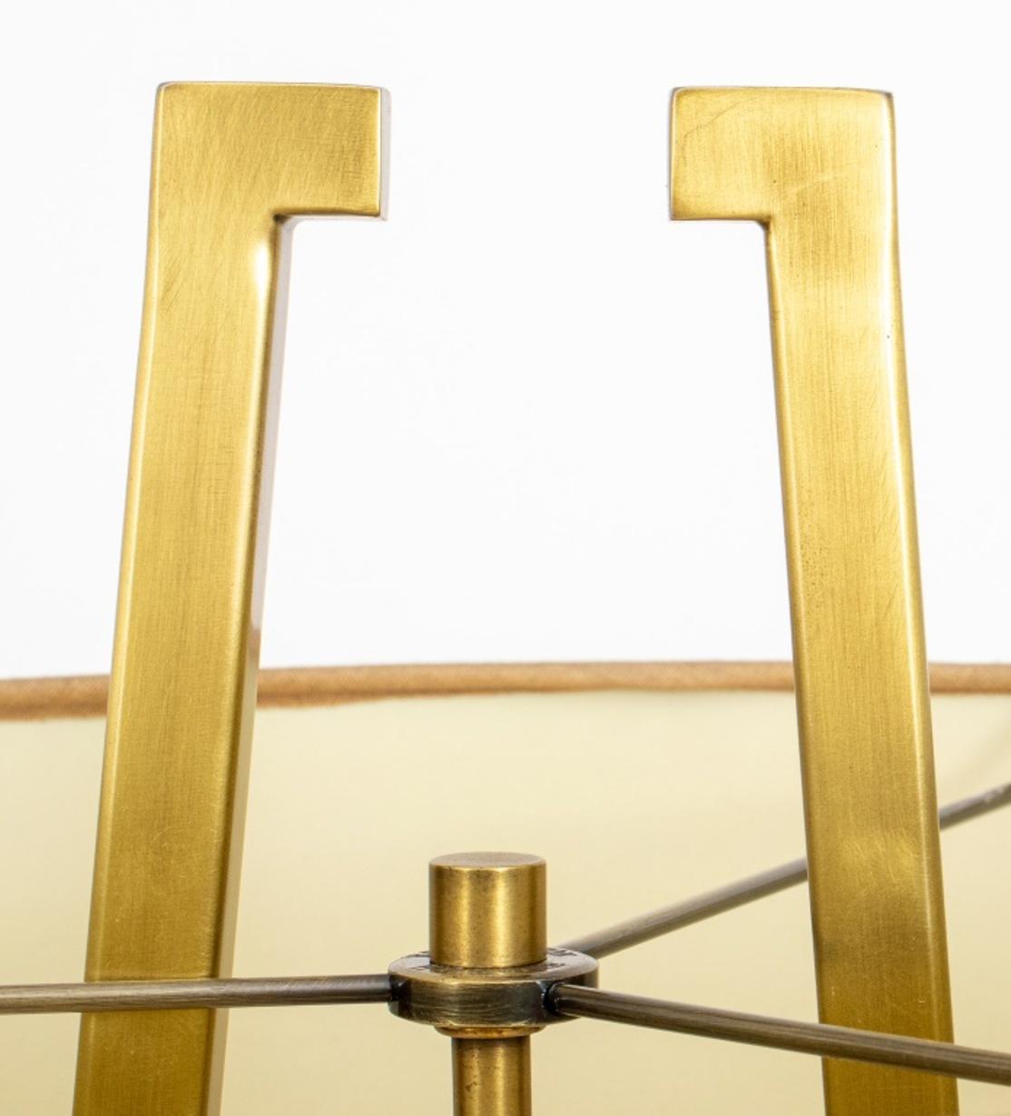 Modern Bronzed Metal Floor Lamp For Sale at 1stDibs