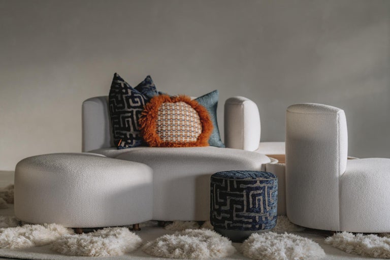 Modern Bubble White Modular Belgian Sofa with Table Element by ...