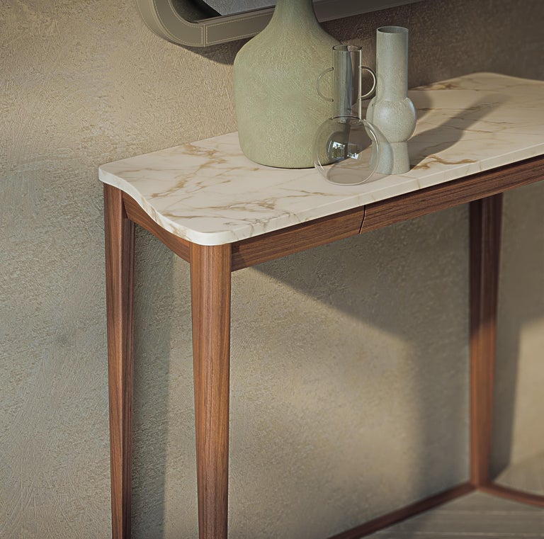 Modern by Giuseppe Carpanelli Pegaso Consolle with Marble Top For Sale ...