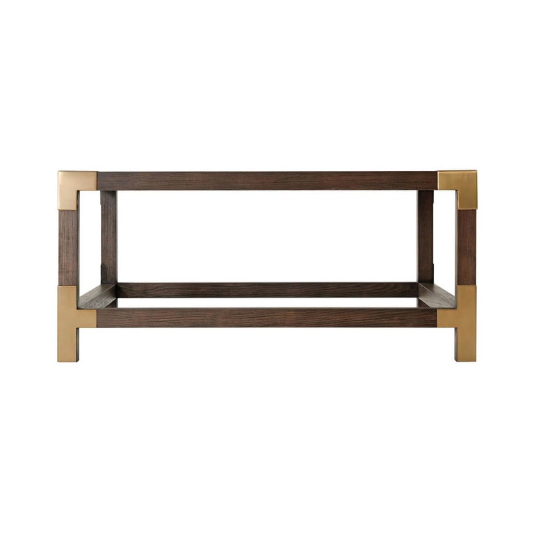 Modern Campaign-Style Cocktail Table at 1stDibs