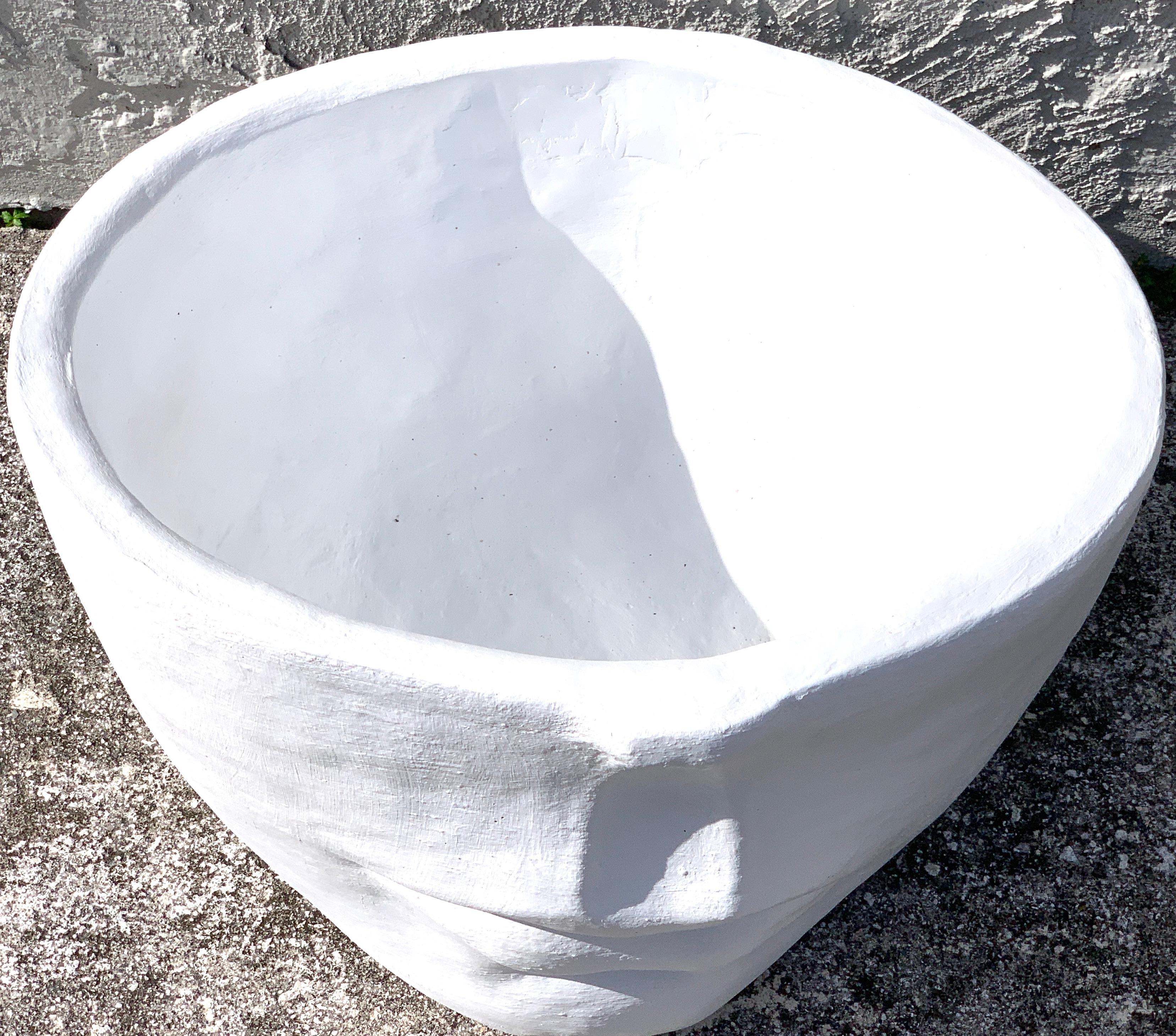 Modern Cast Stone Half Face Planter For Sale at 1stDibs | stone face ...