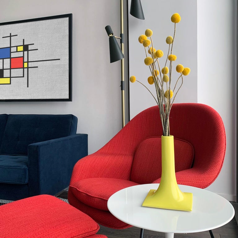 Modern Ceramic Vase - Centerpiece - Tablescape - Flower Vase - 9" Table ...