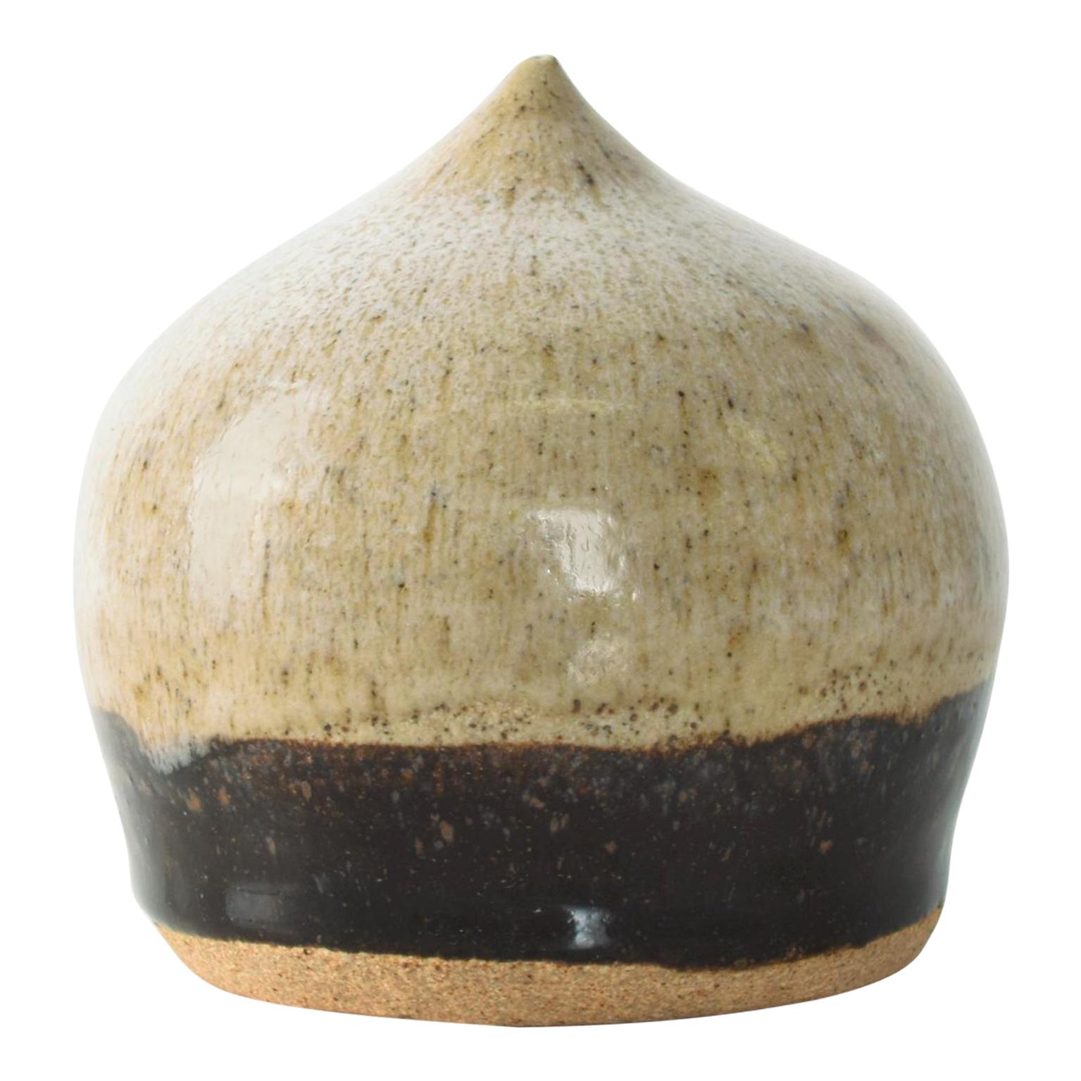 Modern Ceramic Studio Pottery Weed Pot, 1980s For Sale at 1stDibs