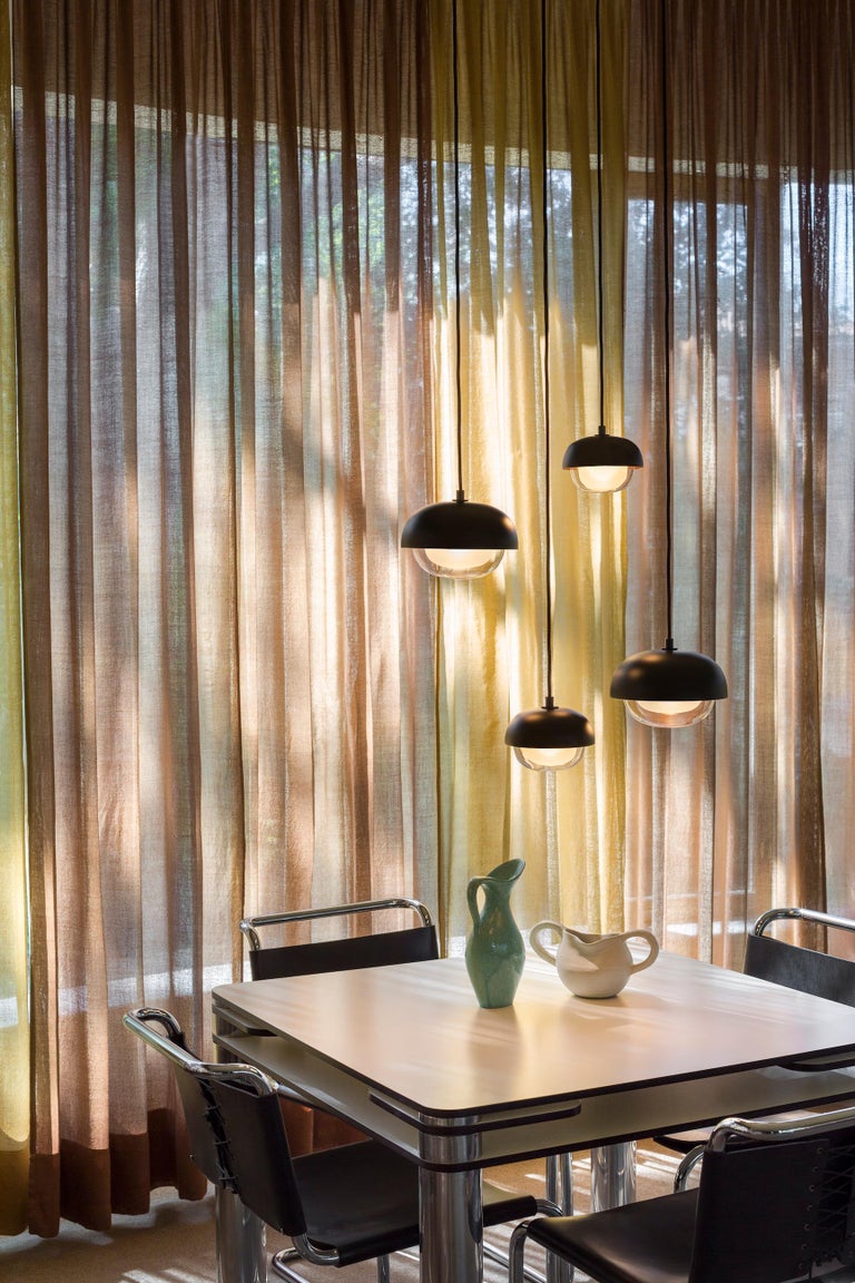 Modern Chandelier 'MUSE 554.14' by Tooy, Brushed Brass For Sale at 1stDibs