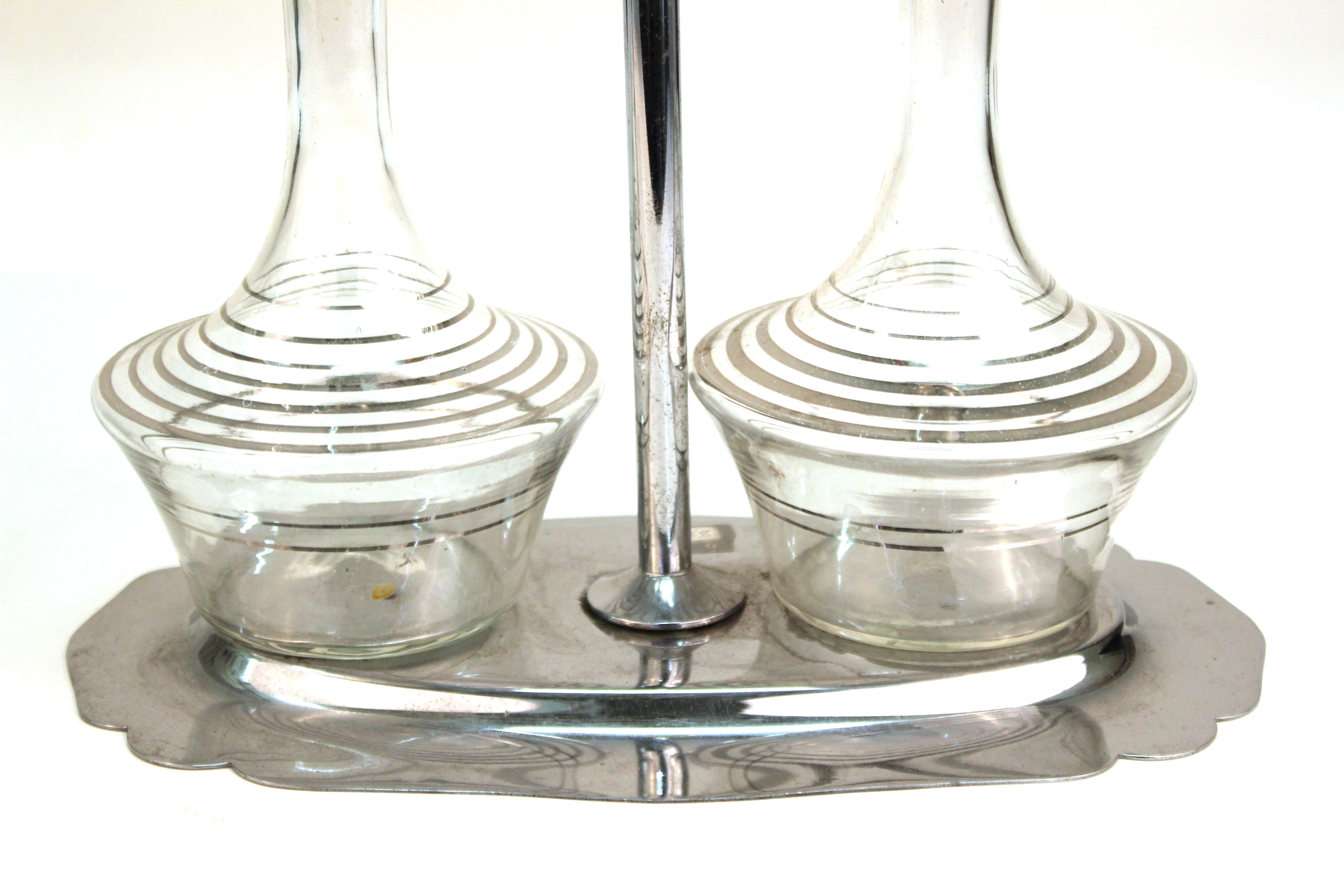 Modern Chrome Tantalus Lock with Silver Overlay at 1stDibs | modern ...