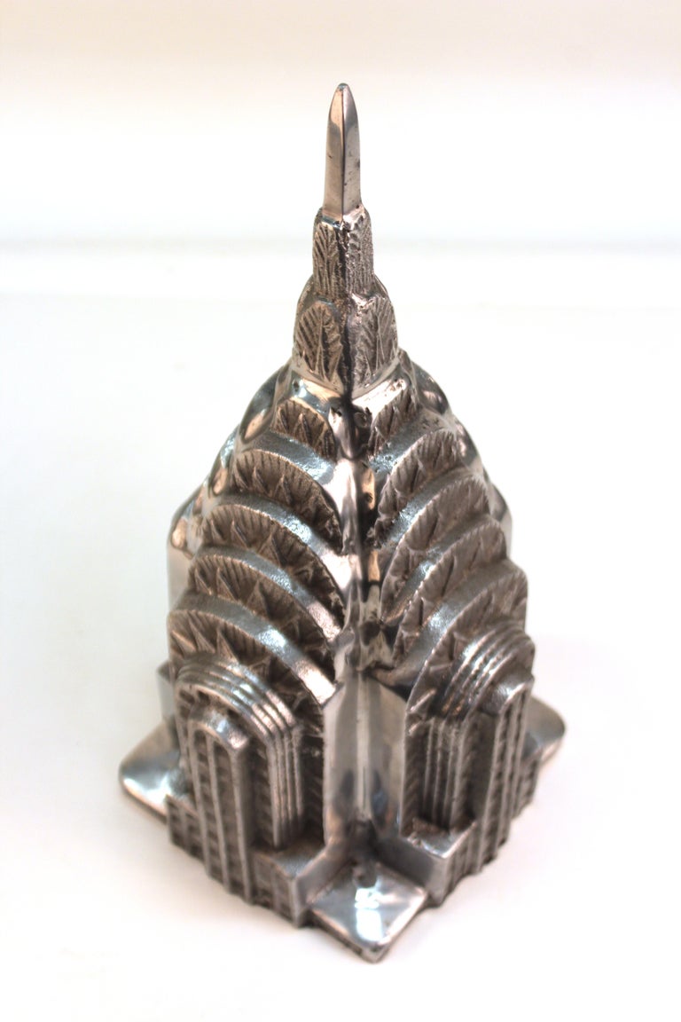 Modern Chrysler Building Aluminum Architectural Scale Model at 1stDibs ...