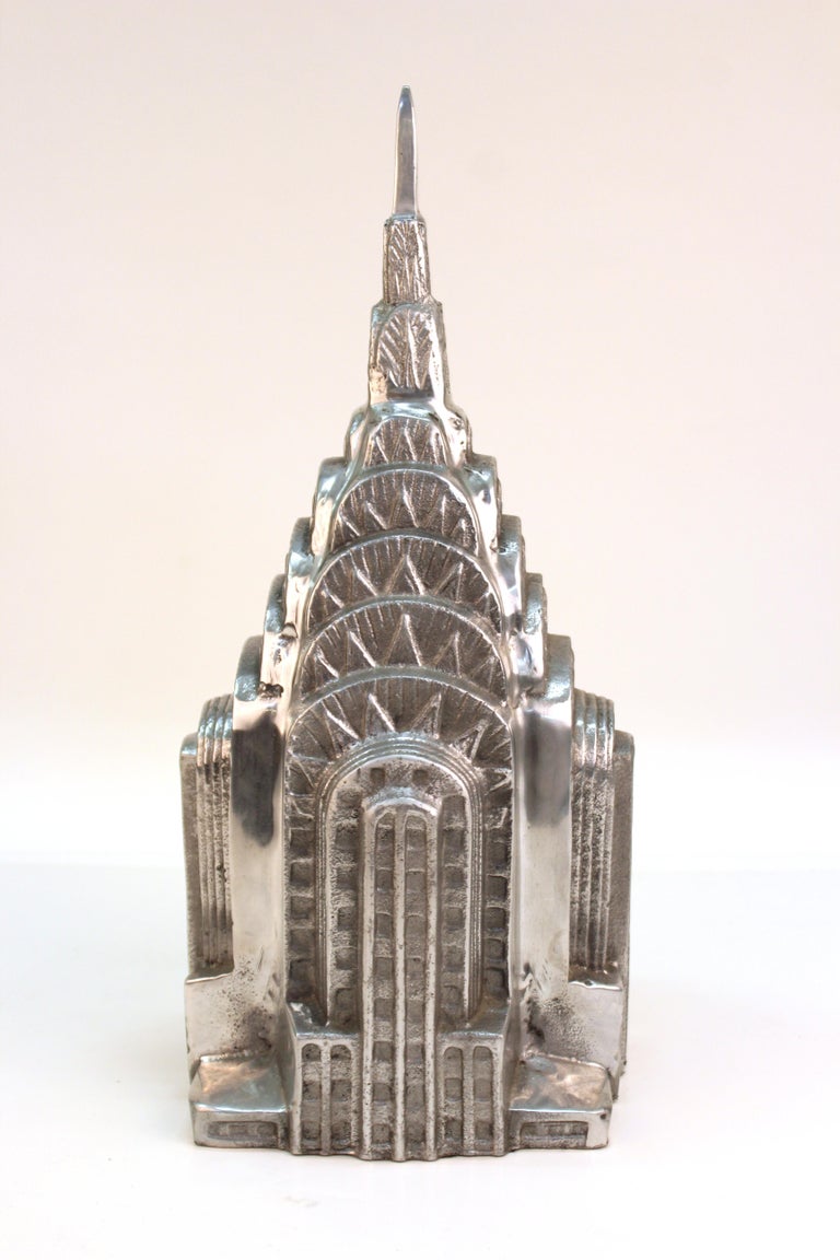 Modern Chrysler Building Aluminum Architectural Scale Model at 1stDibs ...