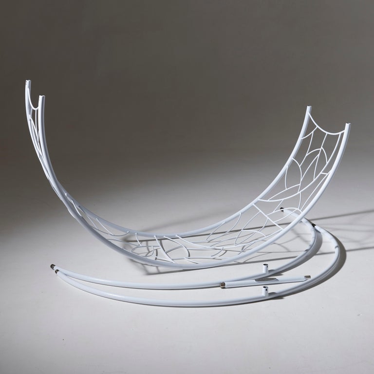 Modern Circular Hanging Chair in Pieces for Economic Shipping For Sale ...
