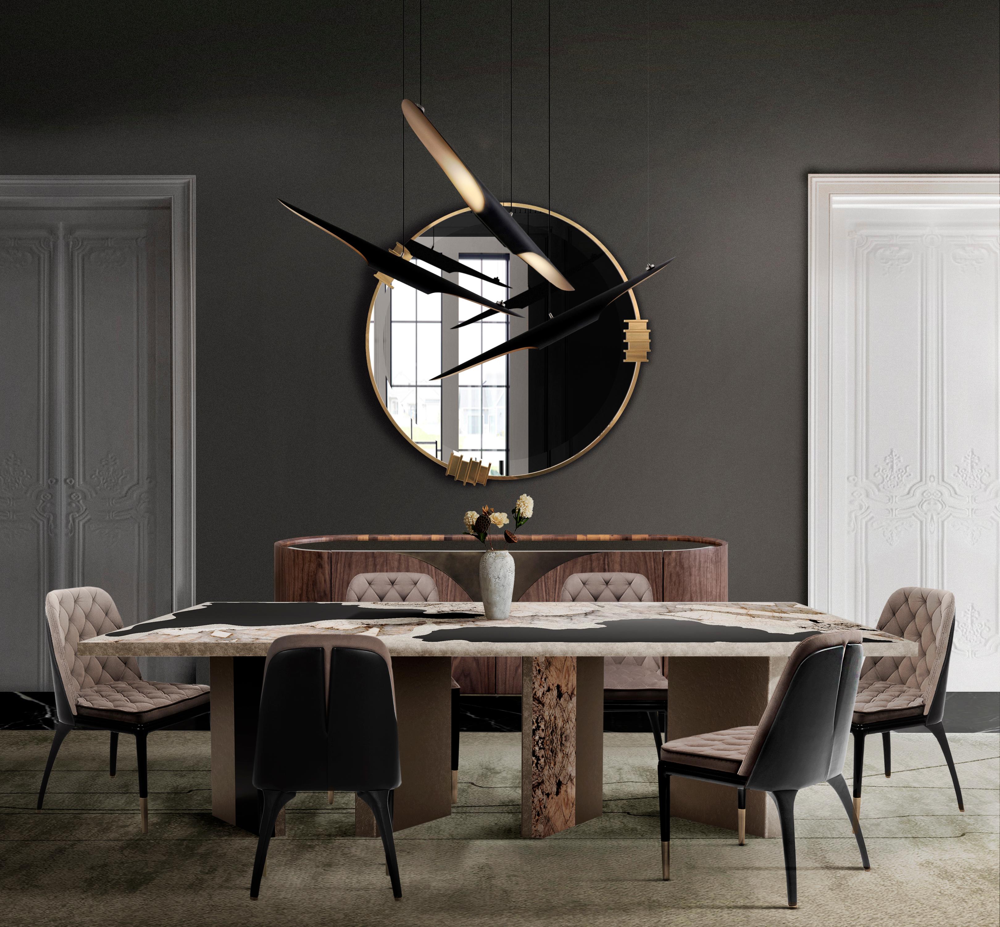 Modern Classic Patagonia Marble Grava Dining Table by Covet House For Sale at 1stDibs ...