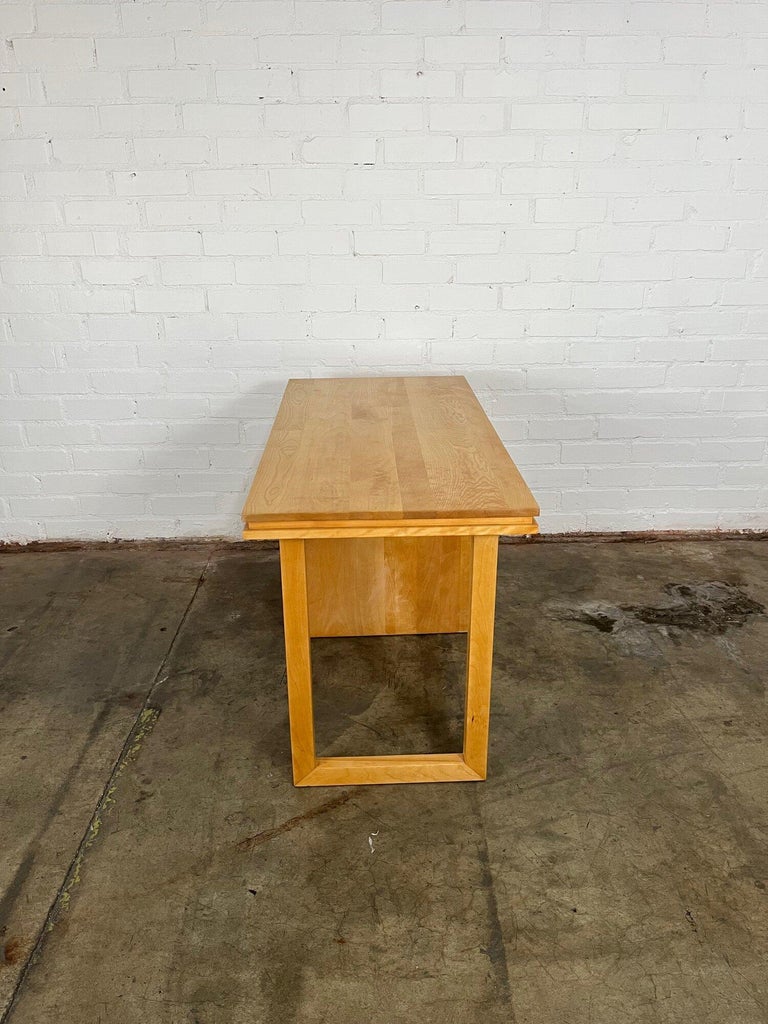 Modern Conant Ball Writing Desk in Solid Birch For Sale at 1stDibs