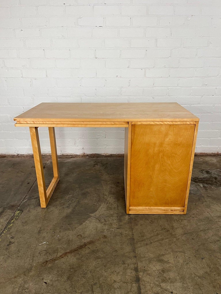 Modern Conant Ball Writing Desk in Solid Birch For Sale at 1stDibs