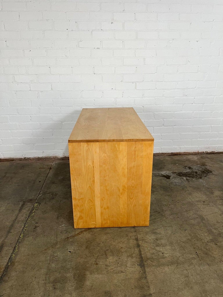 Modern Conant Ball Writing Desk in Solid Birch For Sale at 1stDibs