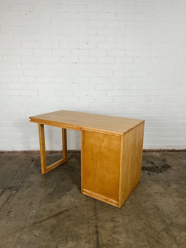 Modern Conant Ball Writing Desk in Solid Birch For Sale at 1stDibs
