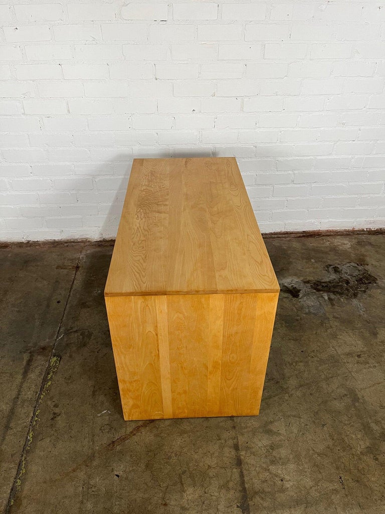 Modern Conant Ball Writing Desk in Solid Birch For Sale at 1stDibs