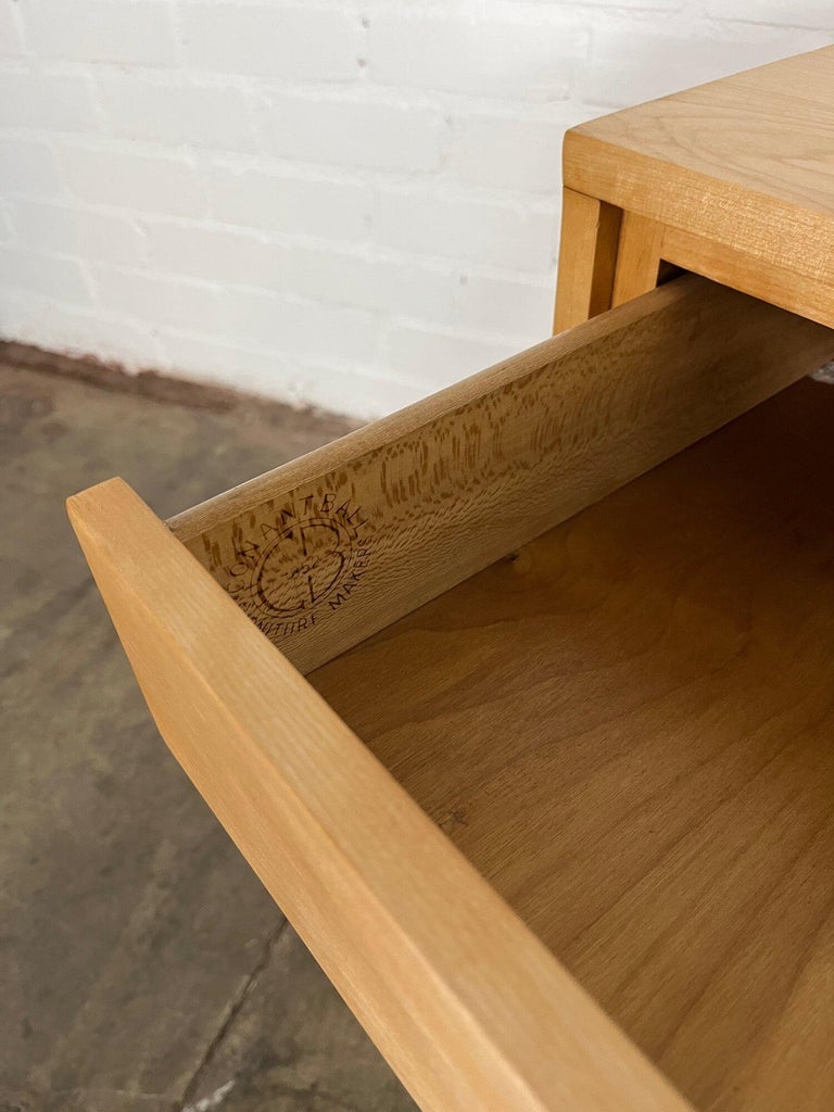 Modern Conant Ball Writing Desk in Solid Birch For Sale at 1stDibs