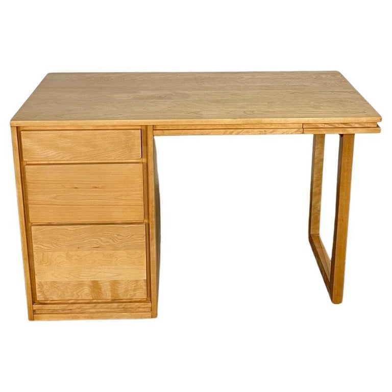Modern Conant Ball Writing Desk in Solid Birch For Sale at 1stDibs