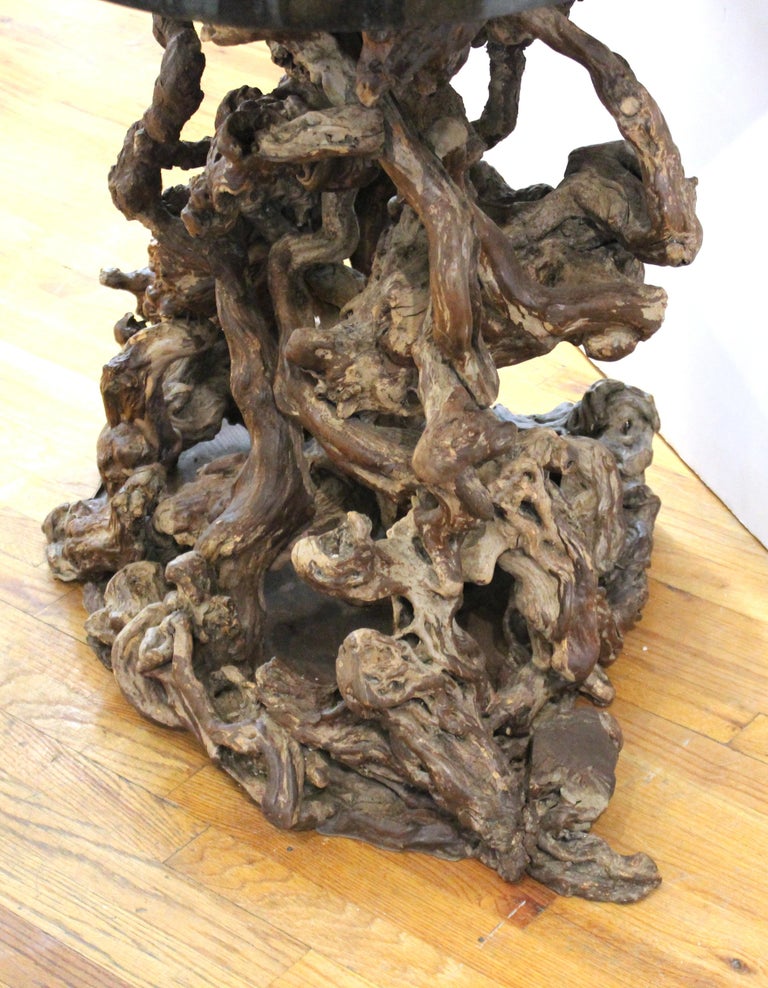 Modern Console Table with Tree Root Base at 1stDibs | tree console table