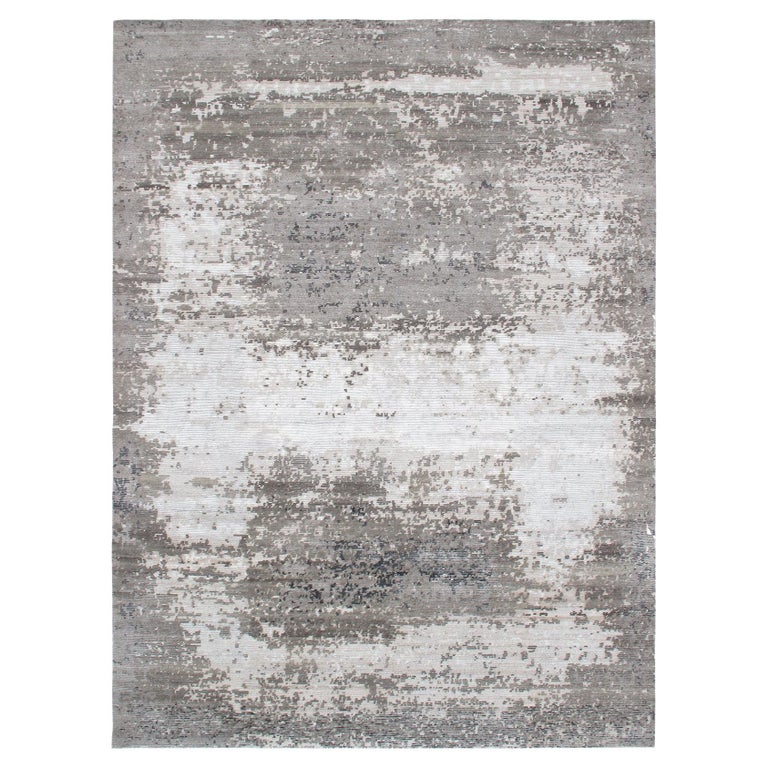 Modern Contemporary Abstract Textural Rug For Sale at 1stDibs