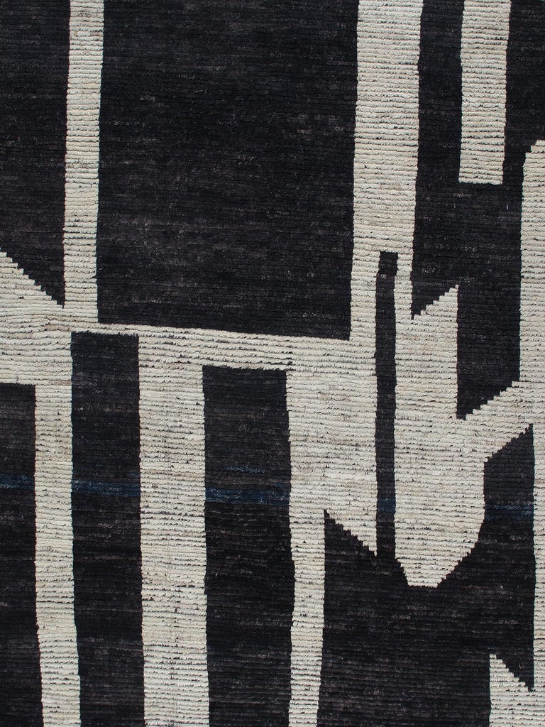 Modern Contemporary Abstract Tribal Oversized Rug For Sale at 1stDibs
