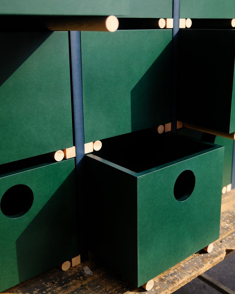 Modern Contemporary Chest of Drawers in Beech Pine and MDF by Marc ...