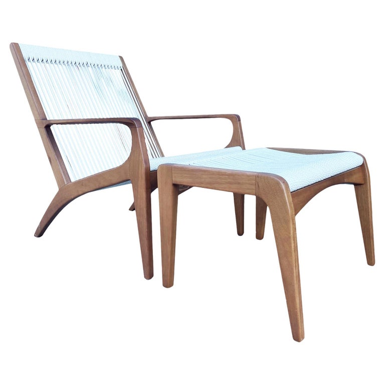 Modern Contemporary Gisele Lounge Chair and Ottoman by Aristeu Pires ...