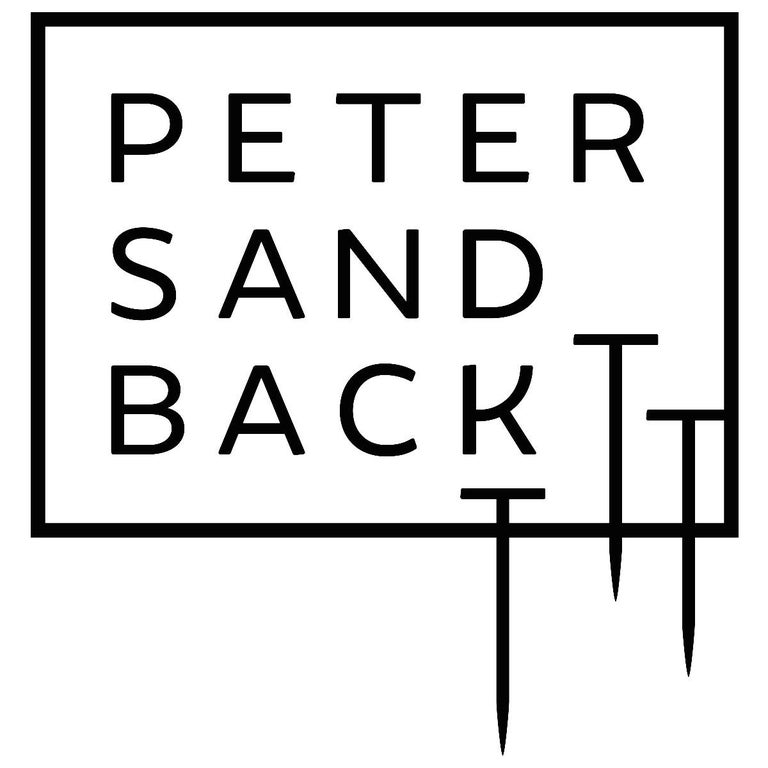 Modern Contemporary Nail Inlay Bench No. 303 by Peter Sandback white ...