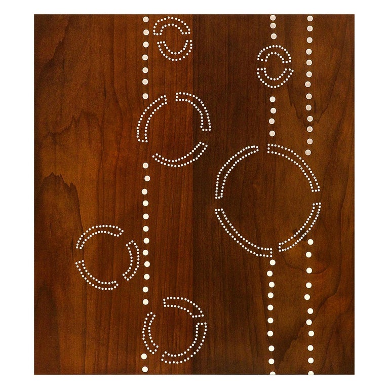 Modern Contemporary Nail Inlay End Table No. 207 by Peter Sandback For ...