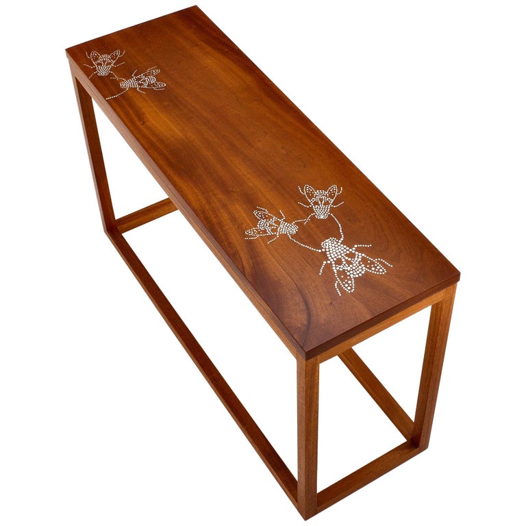 Modern Contemporary Nail Inlay End Table No. 219 by Peter Sandback For ...