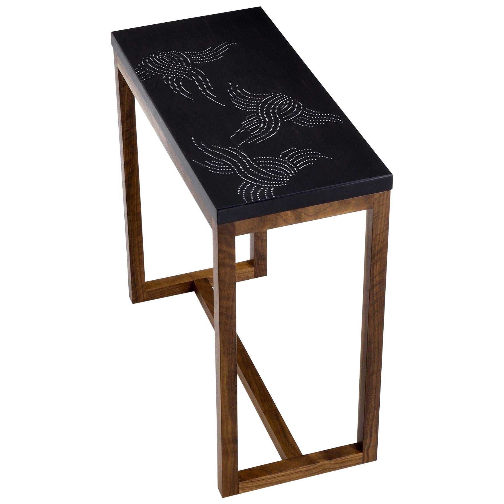 Modern Contemporary Nail Inlay End Table No. 210 by Peter Sandback For ...