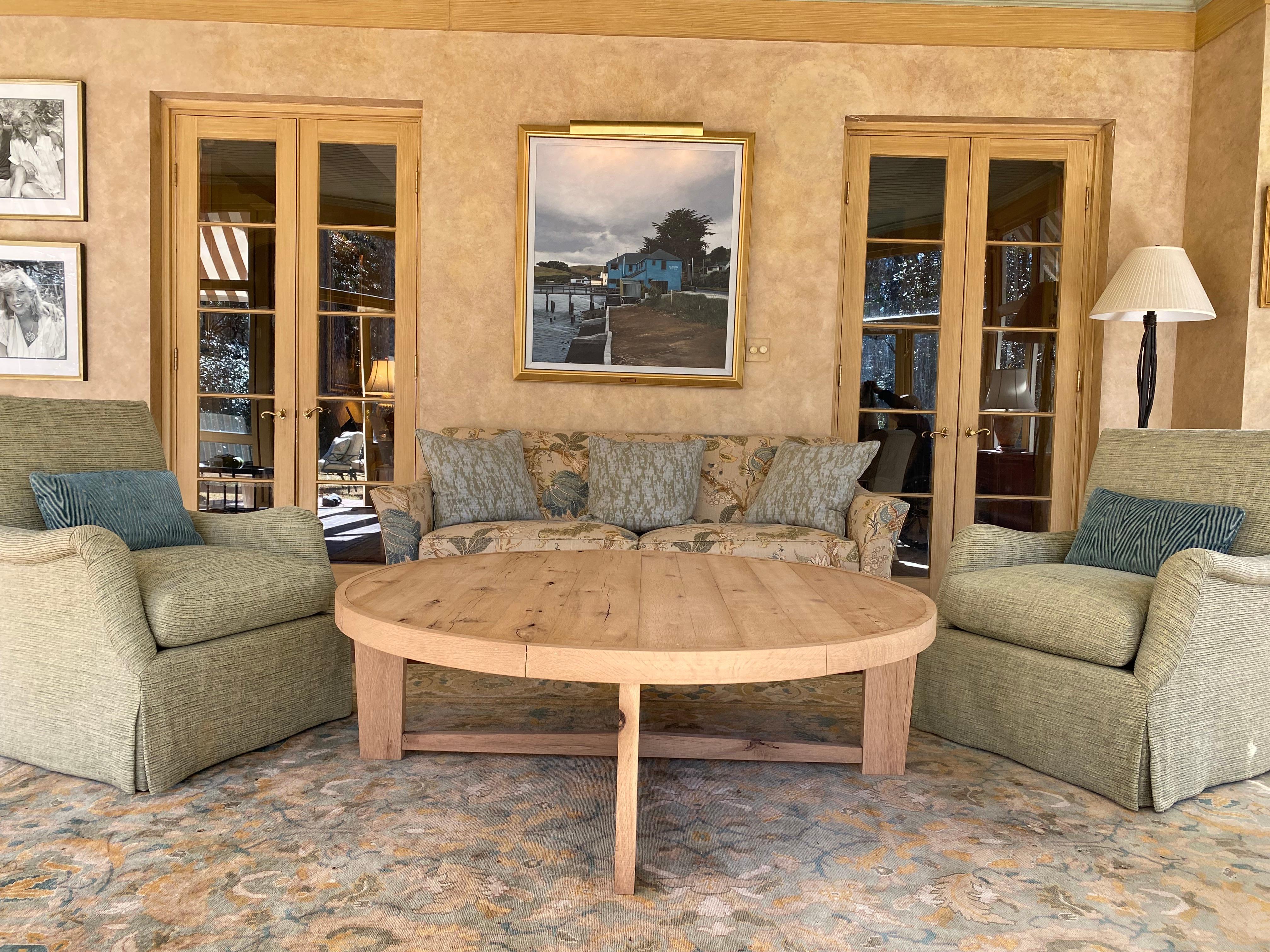 Modern Solid White Oak Handmade Center Table by Fortunata Design For ...