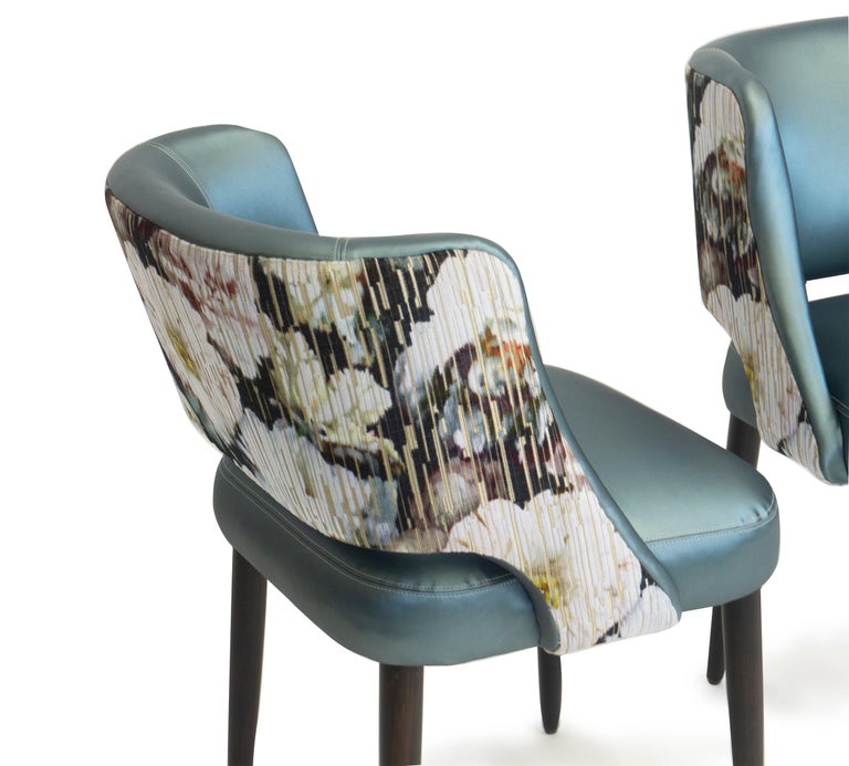 Modern Curve Back Dining Chair For Sale at 1stDibs