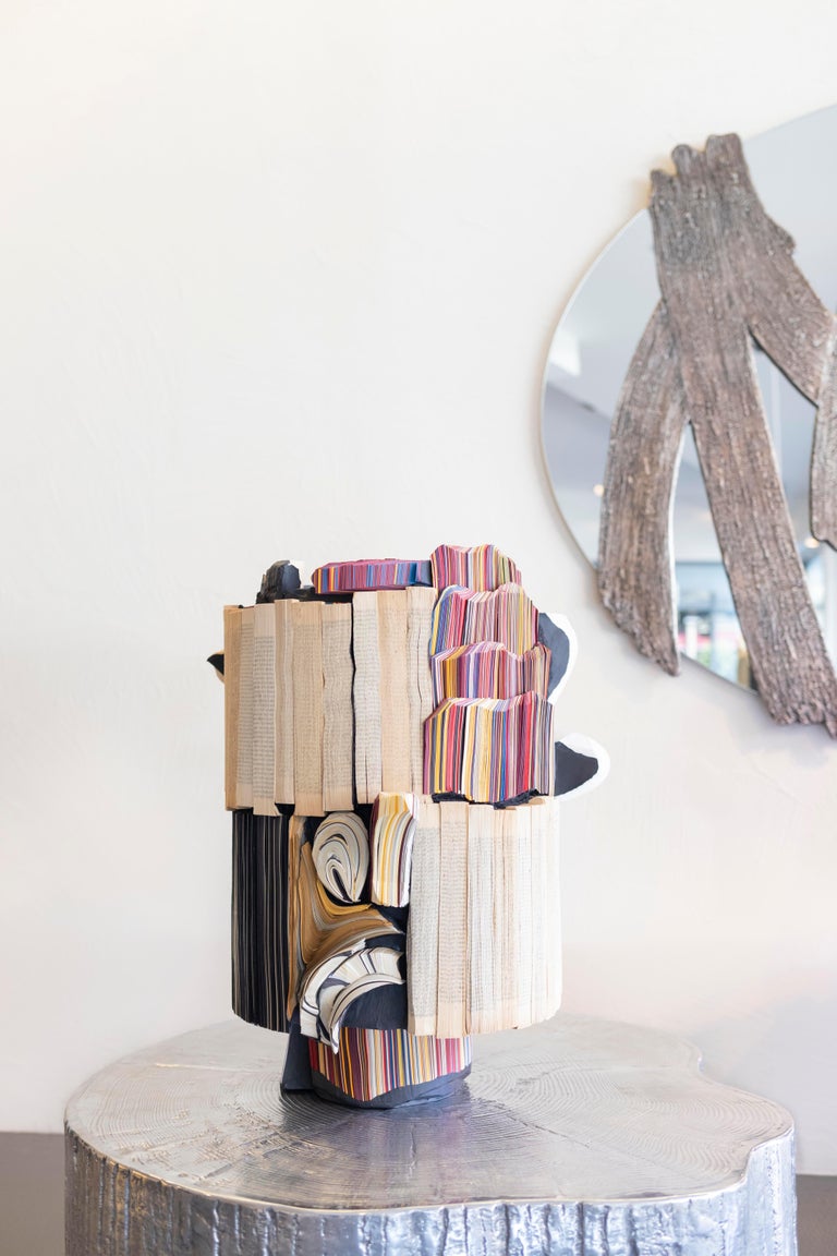 Modern Daniele Papuli for Dilmos Unique Sculpture Vase Handmade Paper ...