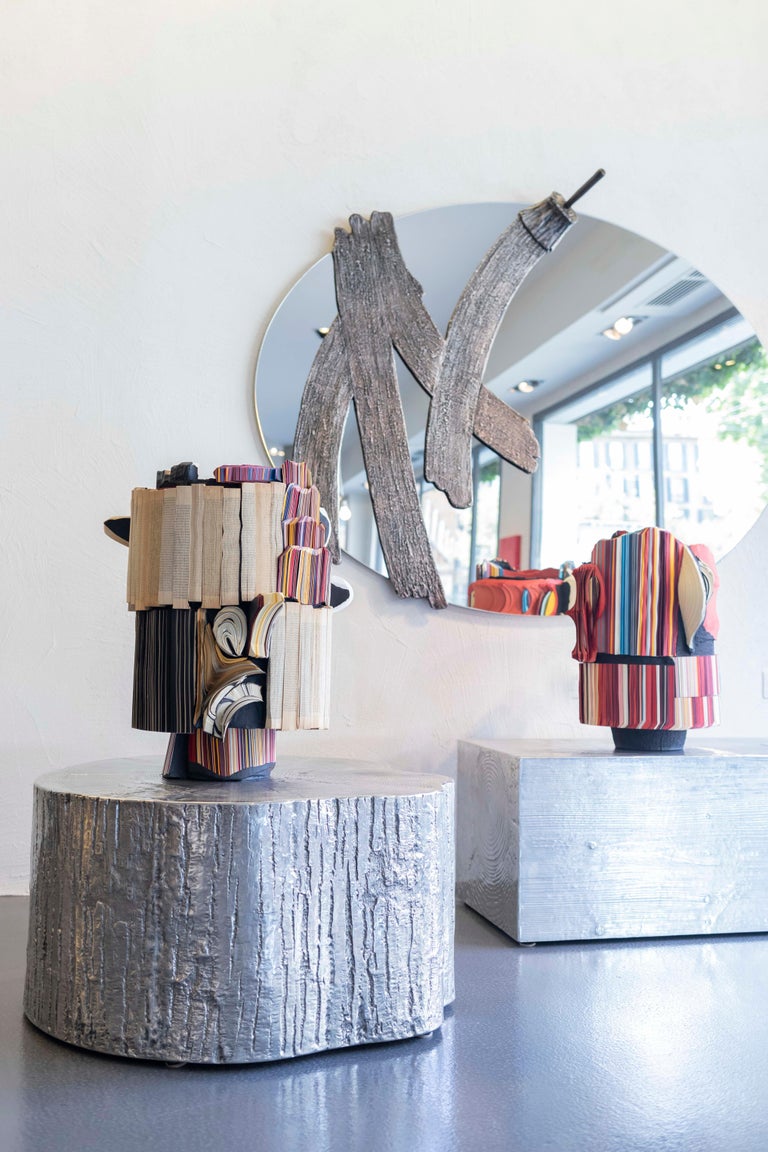 Modern Daniele Papuli for Dilmos Unique Sculpture Vase Handmade Paper ...